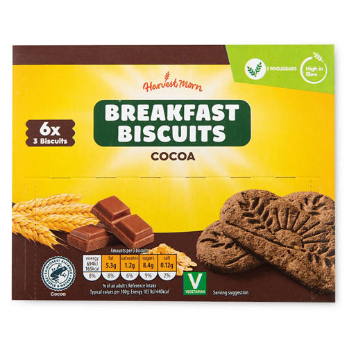 Cocoa Breakfast Biscuits | ALDI IE